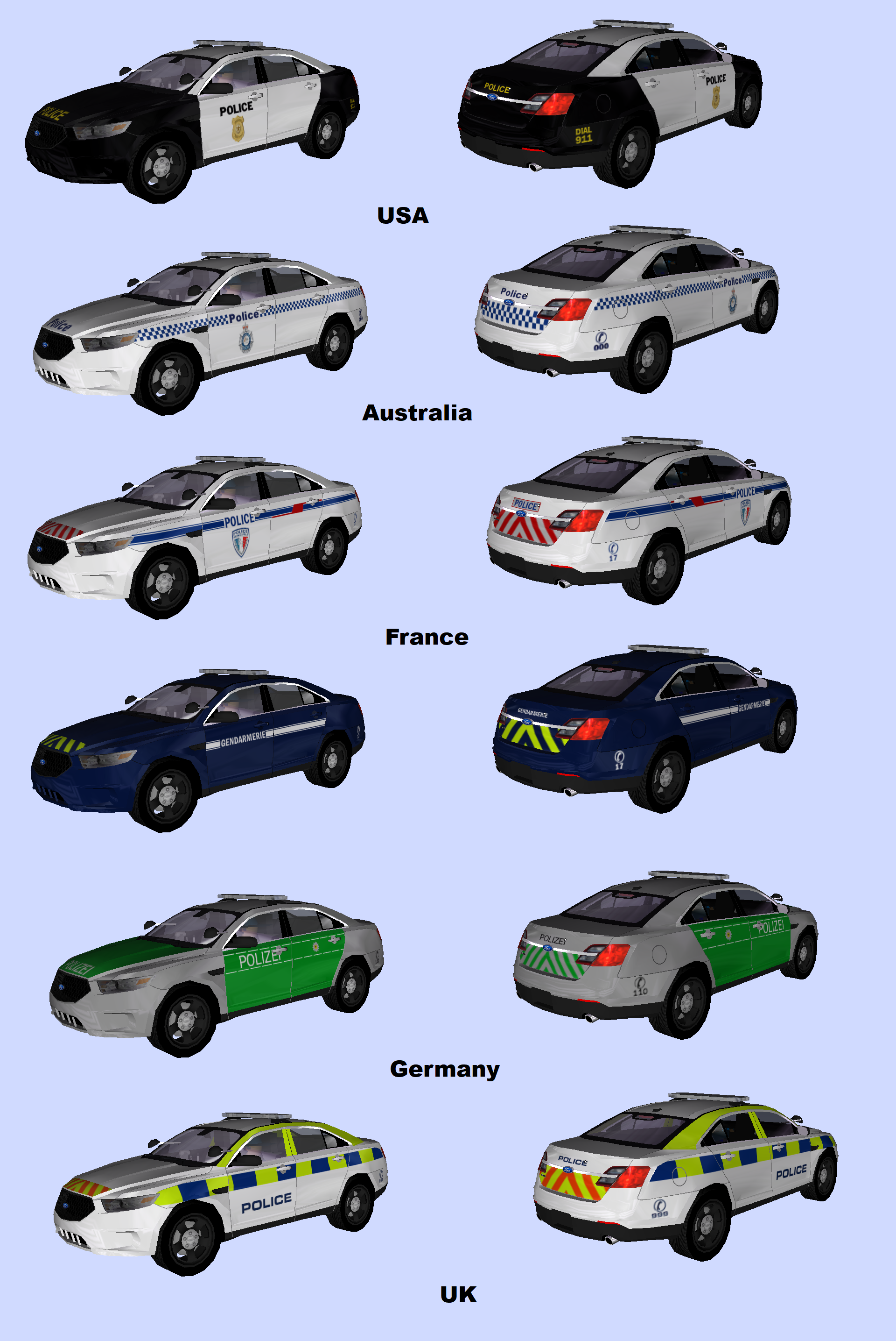 2013 Ford Police Interceptor Sedan Steel Rims — Postimages