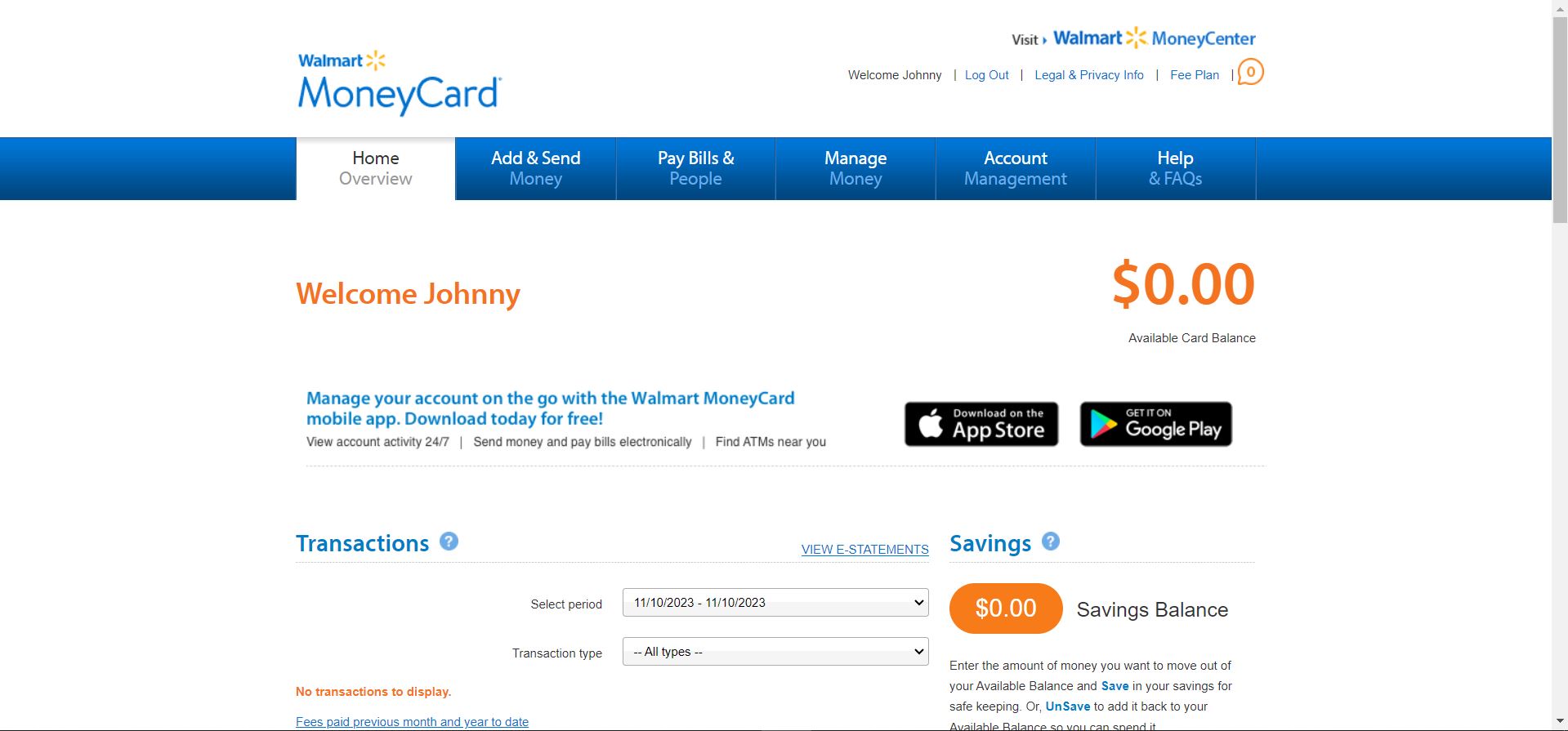 Walmart Money Card 01 TX — Postimages