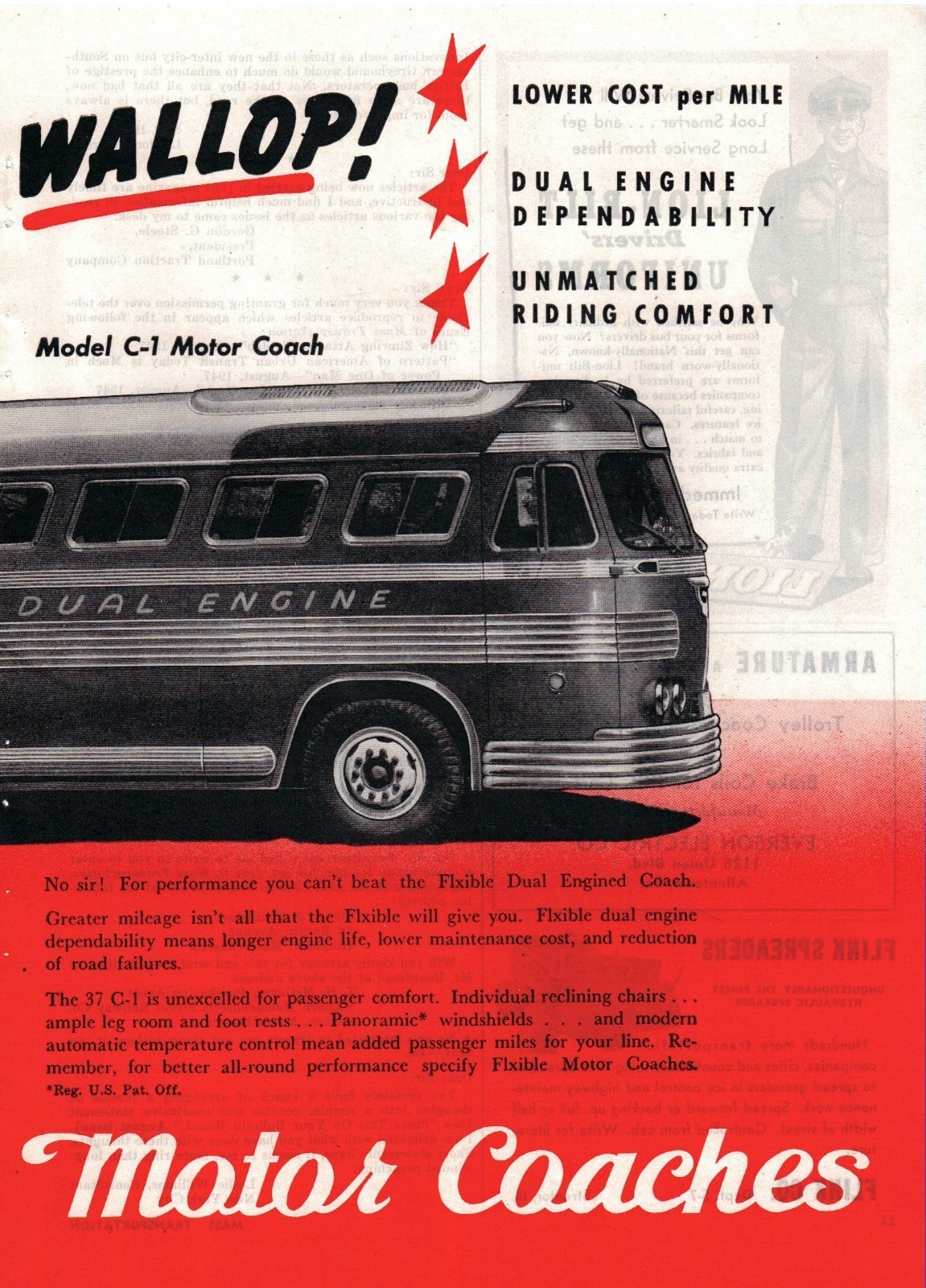 Flxible '49 37 C1 Packs A Powerful Wallop '48 2 — Postimages