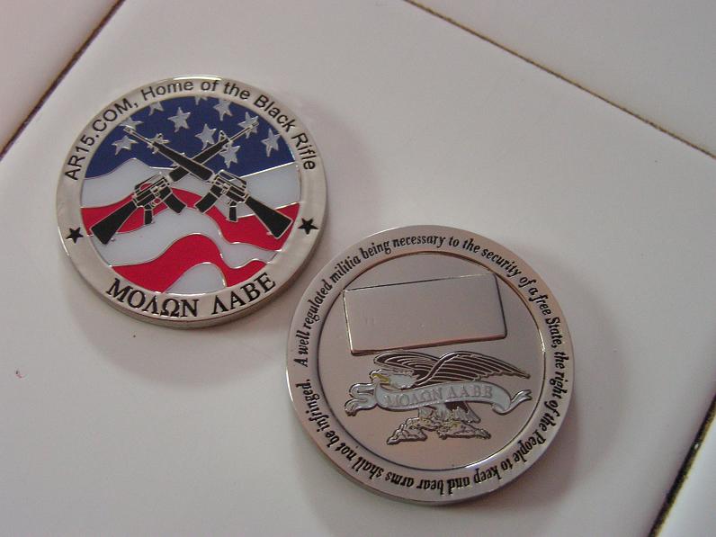 Old members, what can you tell me about this ar15.com challenge coin ...