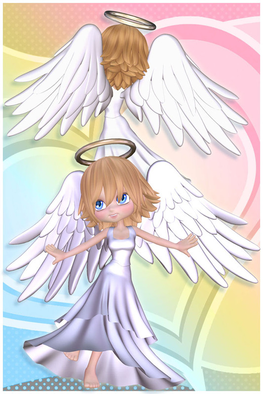Angel Accessories For Cookie 2026 - Free Daz 3D Models