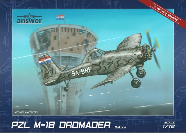 1/72 - PZL-Mielec M-18 Dromader by Answer Plastic Kits - box art ...