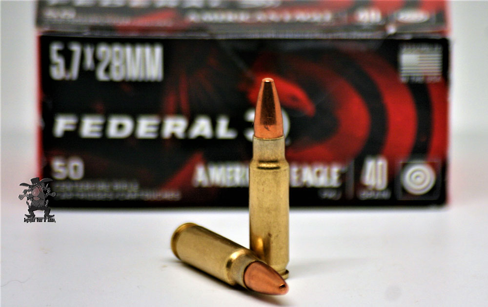 5.7X28 MM FEDERAL AE Pistol AMMO 5.7X28MM 40GR FMJ 50-PACK - Pistol ...