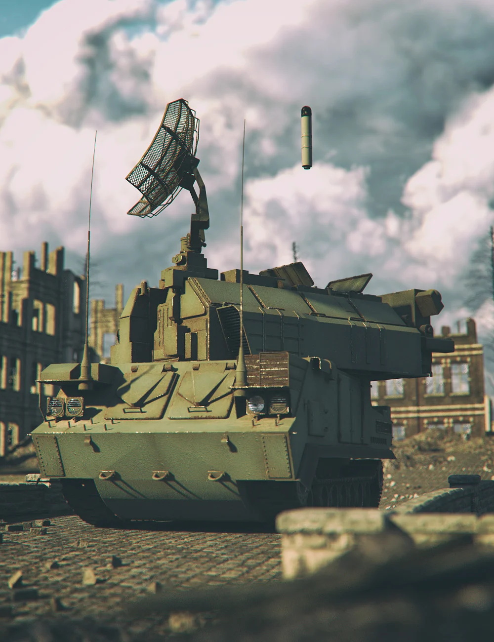 (On The Blog) Tank For SAM - Free Daz 3D Models