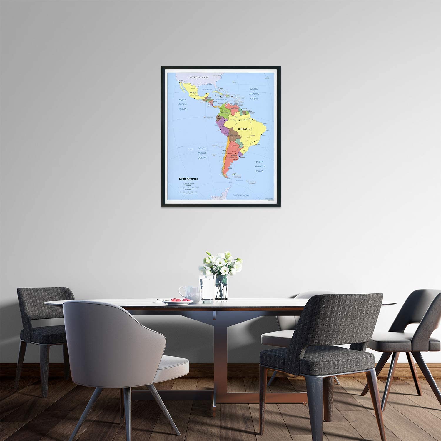 2006 Map of Latin America Poster - Latin America Wall Art Decor Print ...
