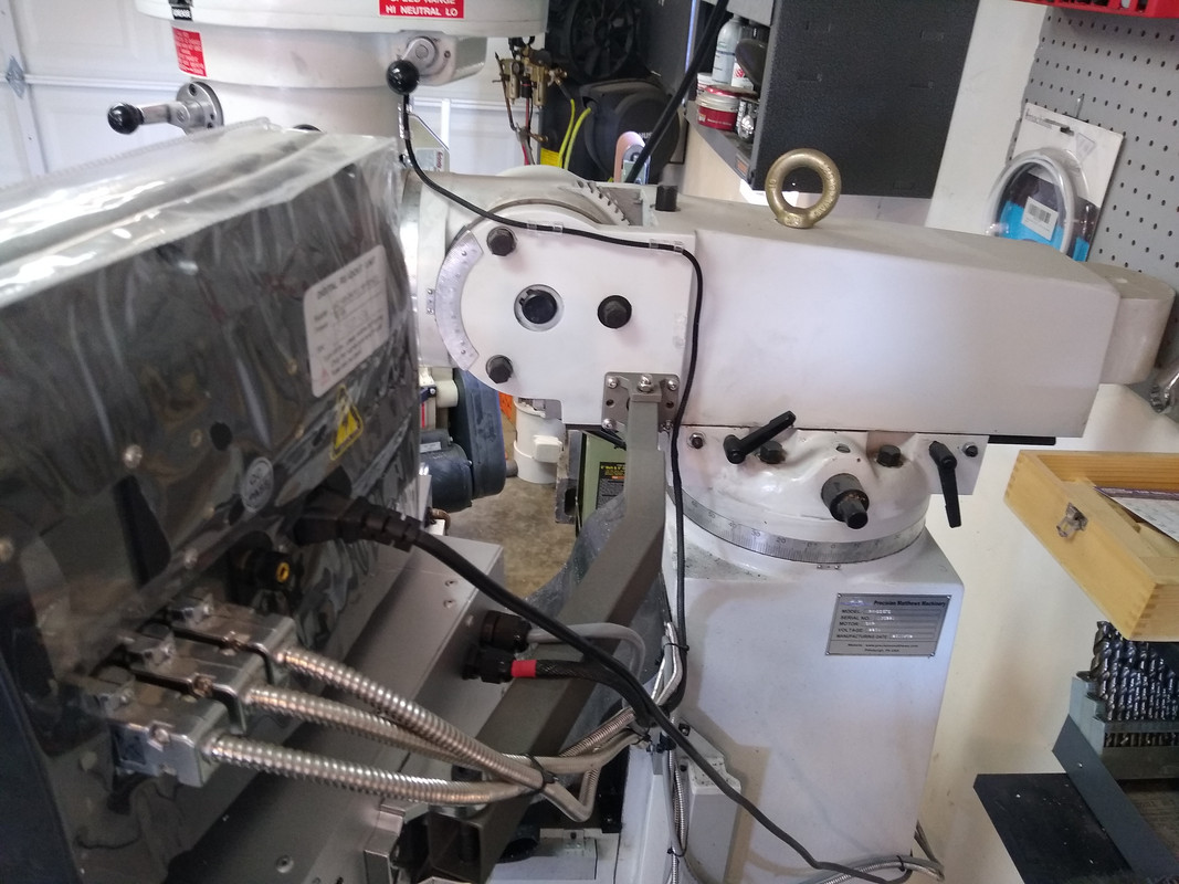 Made a new mounting arm for my mills DRO | The Hobby-Machinist