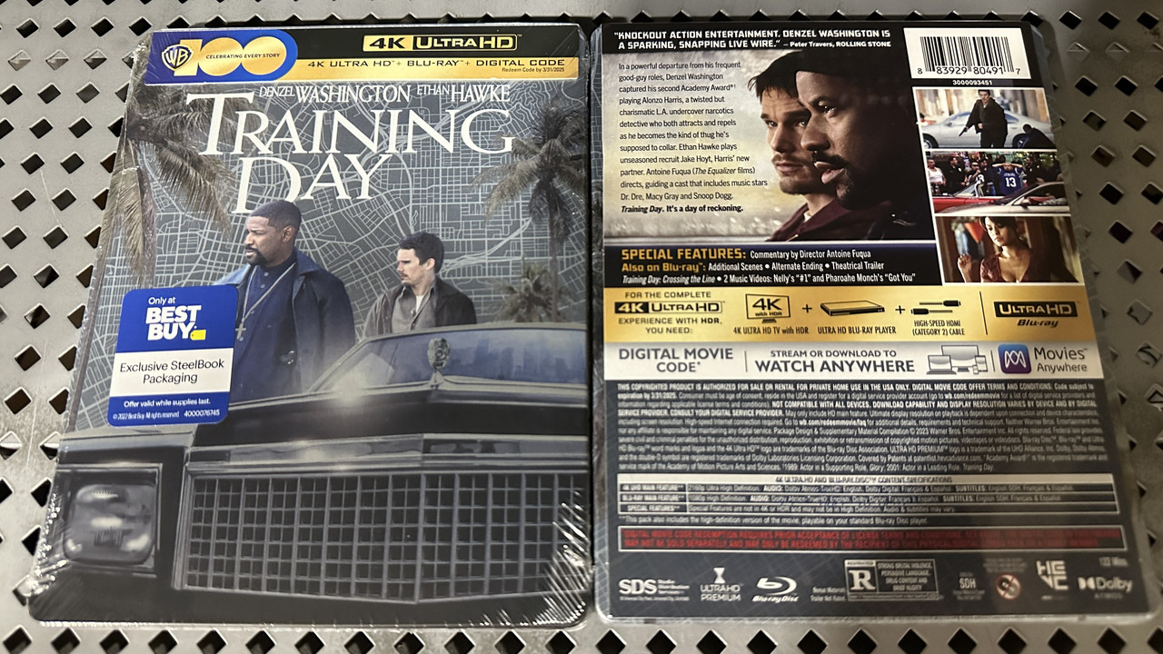 Training Day 4K Steelbook (Best Buy Exclusive) - Page 2 - Blu-ray Forum