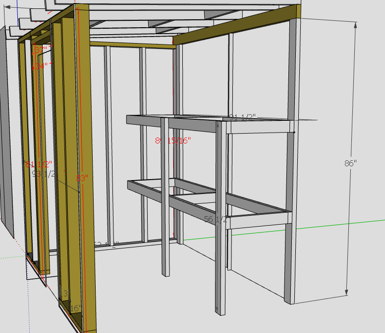 16 on center framing on small walls | DIY Home Improvement Forum