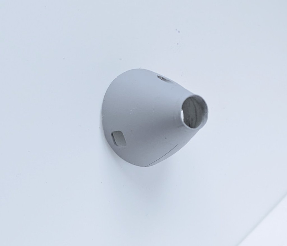 Revell 1/32nd scale Hawker Hunter. 10th September. Inside the nose cone ...