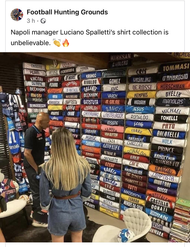 Napoli manager Lucian Spalletti's shirt collection is unbelivable IMG 5306 — Postimages