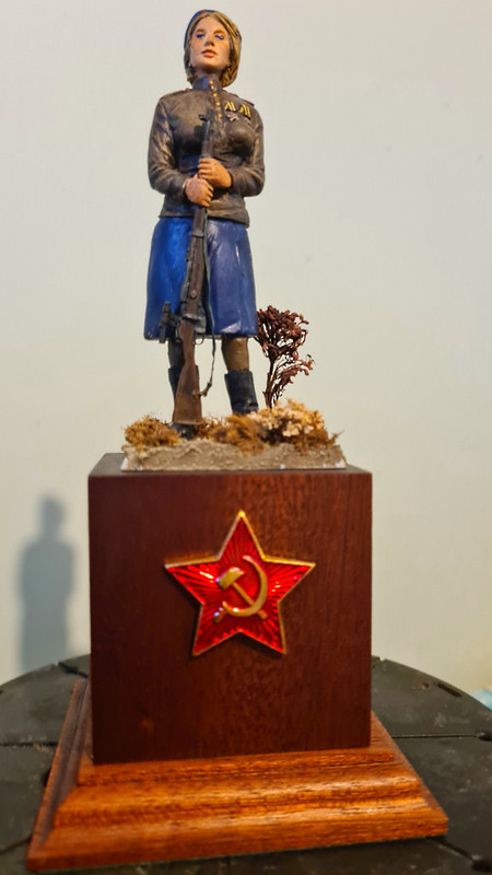 MilMart 1/16 Rosa Shanina, Soviet Sniper - Figure Ready for Inspection ...