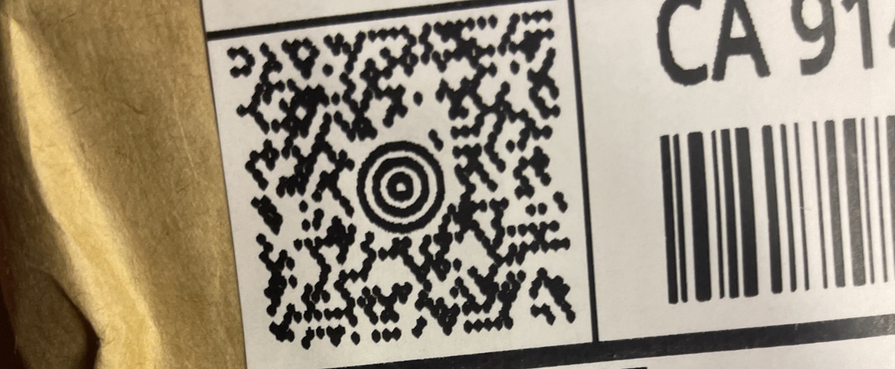 QR codes on my thermal labels are smudged together and basically ...