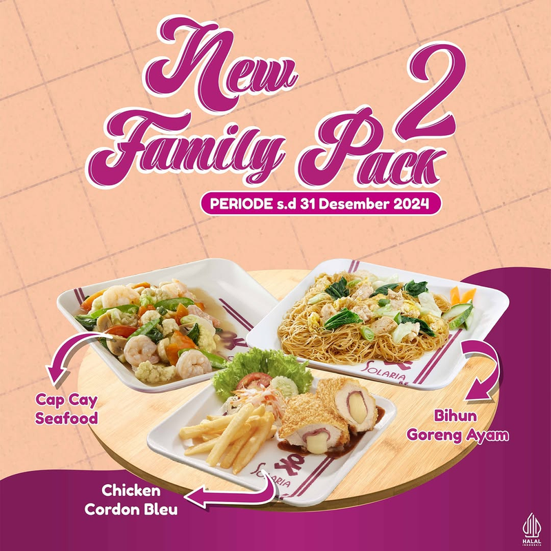 Menu Solaria Lengkap & Terbaru | Solaria Indonesia