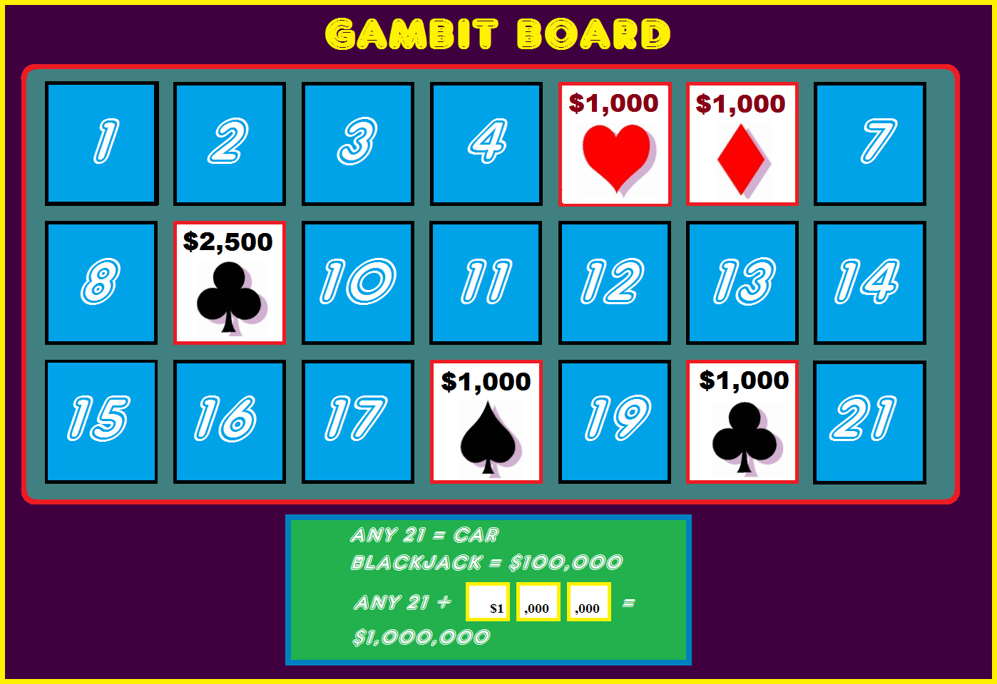 Gambit Board — Postimages