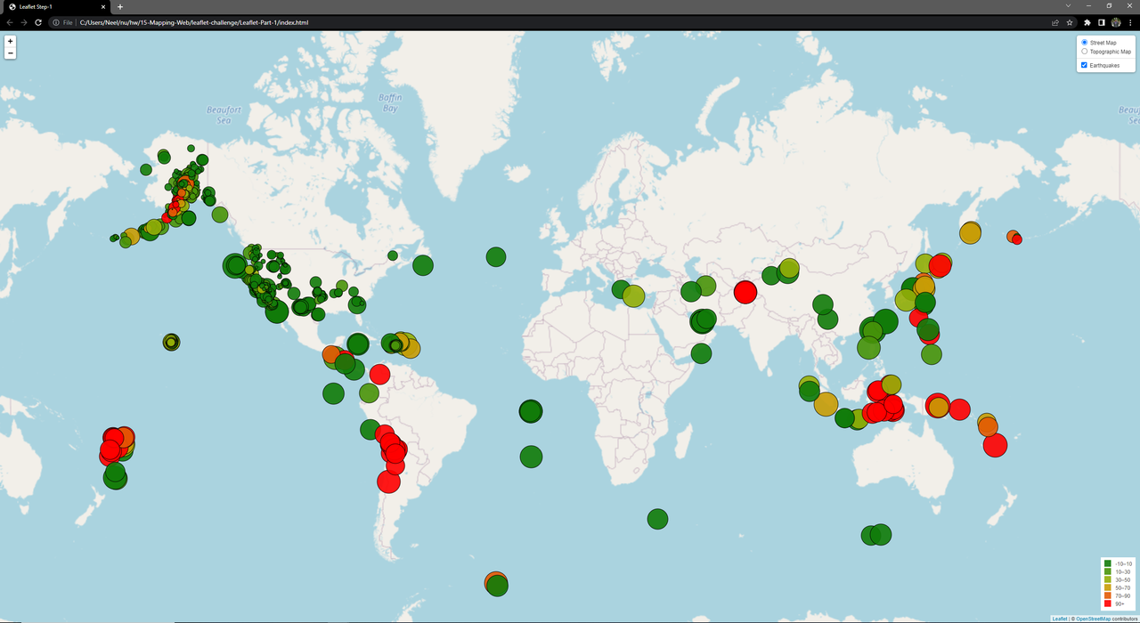 World Earthquake Map — Postimages