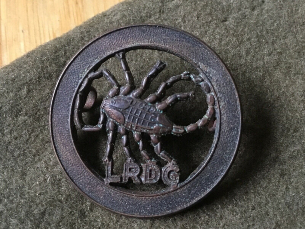 LRDG BADGE WITH BERET 9 — Postimages