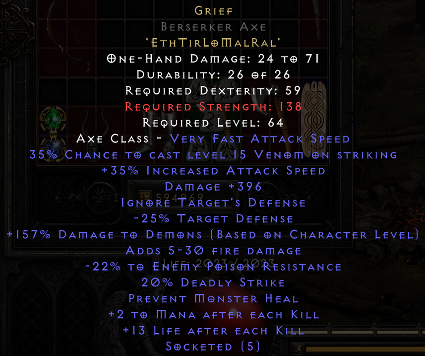 [o] Grief Ba + Beast Ba - Topic - d2jsp