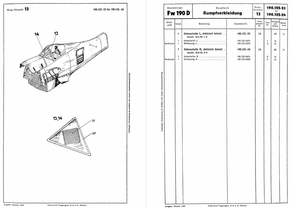 Fw 190D-9 heated windscreen? - Aircraft WWII - Britmodeller.com