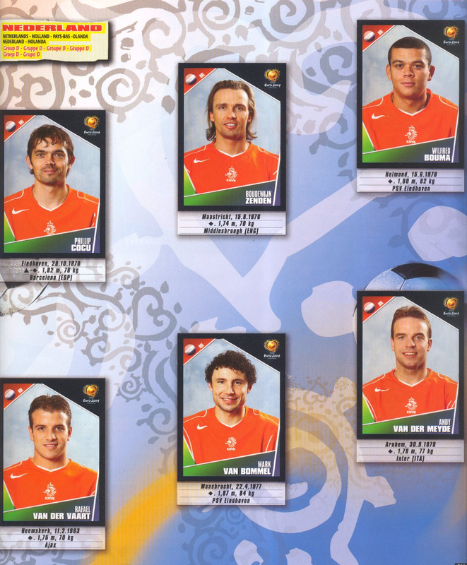 Album UEFA Euro 2004, Portugal Panini 49 — Postimages