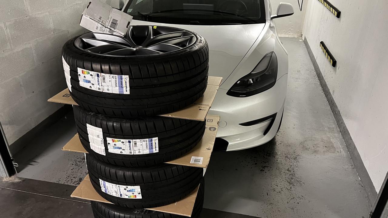 Tesla Model 3 Roues Track Pack Zero G 20 OEM 16 — Postimages