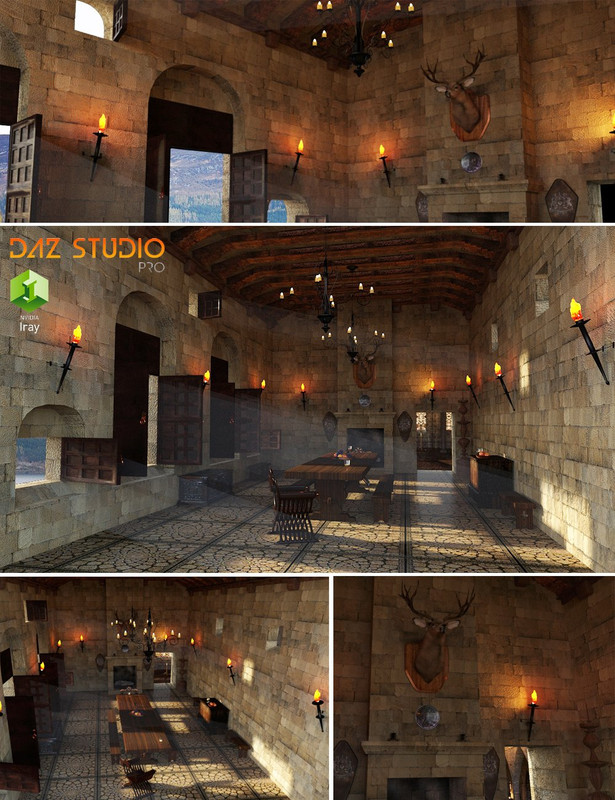 Great Hall 2022 - Free Daz 3D Models