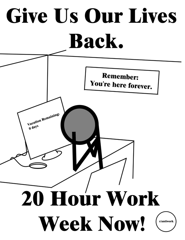 Feedback for this poster I made? : r/antiwork