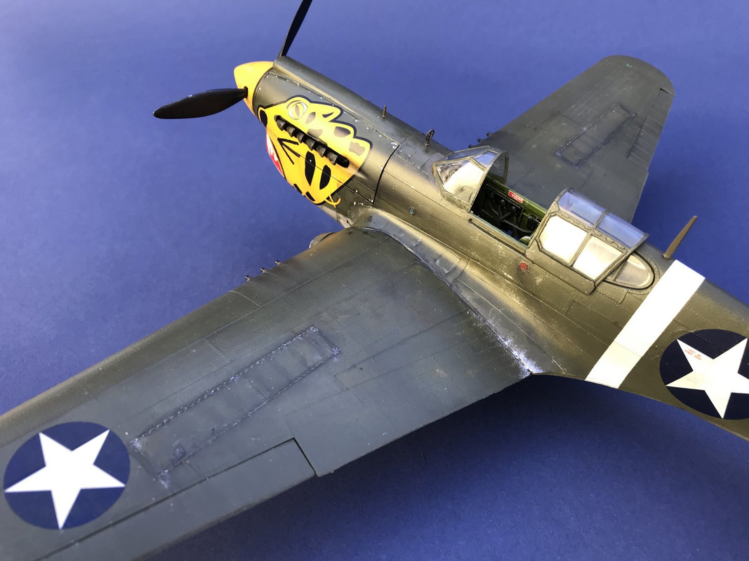 Revell P-40 Quick Build - Ready for Inspection - Large Scale Planes