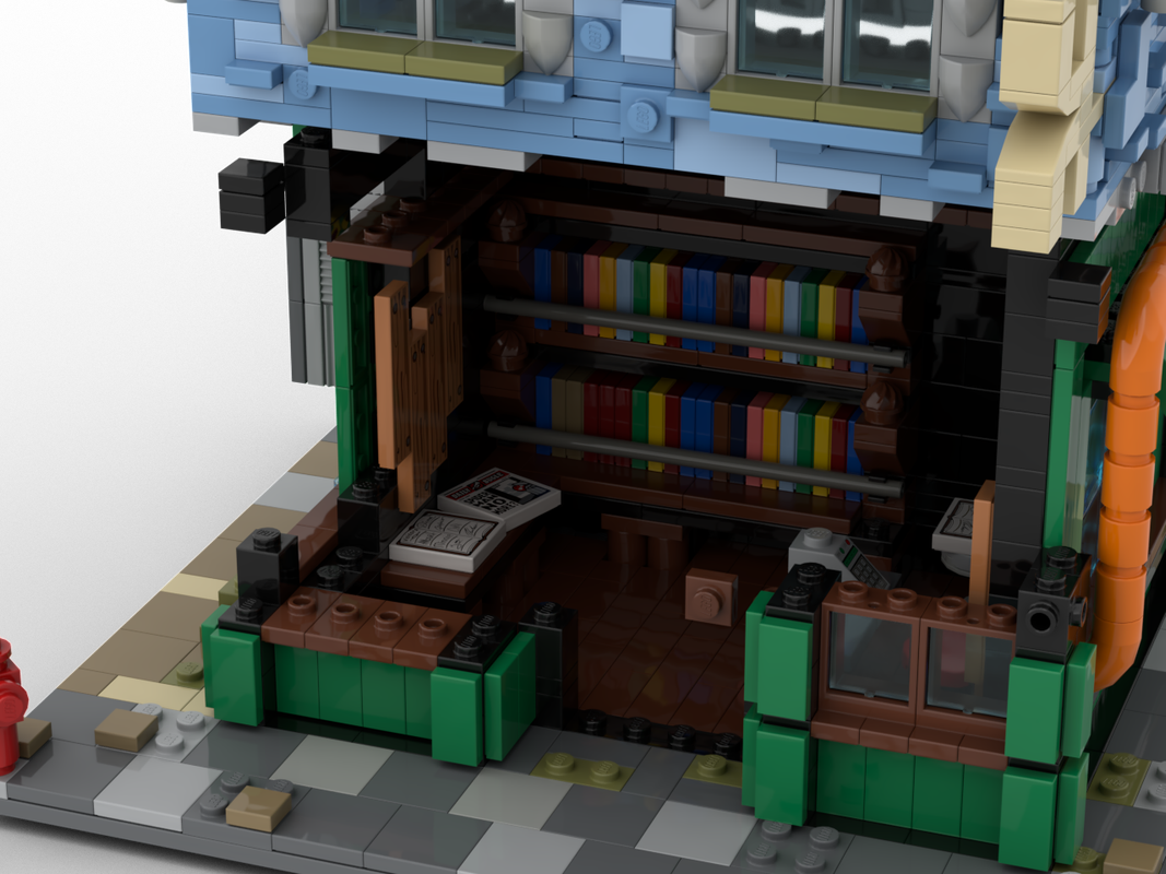 LEGO MOC-150357 Bookstore by legoprofi | Rebrickable - Build with LEGO