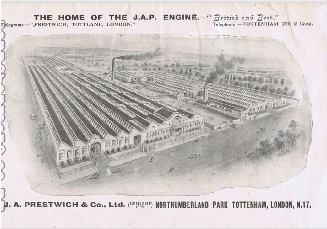 JAP factory in Tottenham London ? - Britbike forum