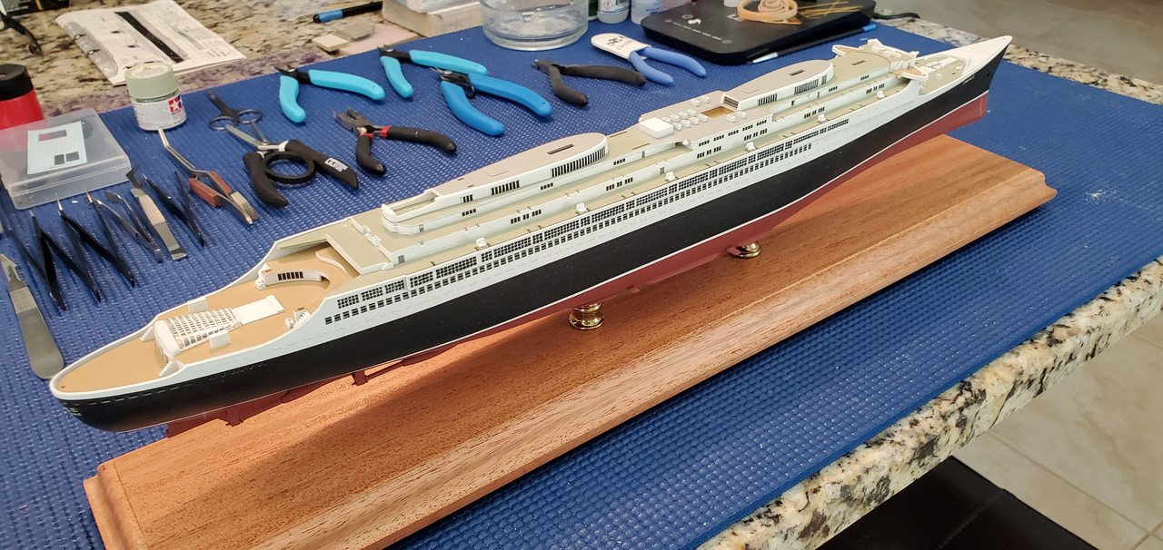 SS France Airfix 1/600 - Ready for Inspection - Maritime - Britmodeller.com