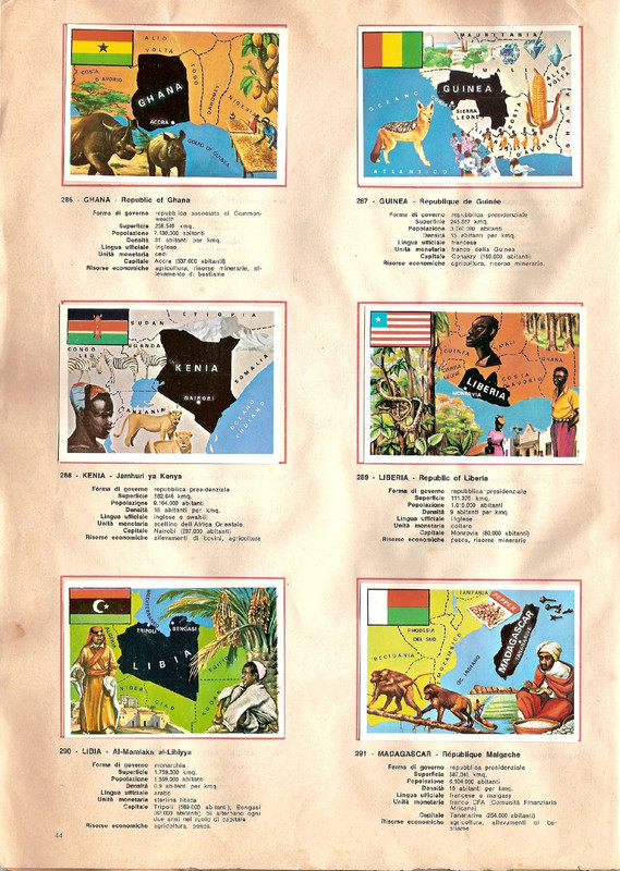 ALbum La Terra, Il Pianeta sul Quale Viviamo 1966 Panini 46 — Postimages