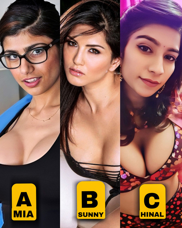 Mia khalifa vs Sunny leone vs hinal kanodiya — Postimages
