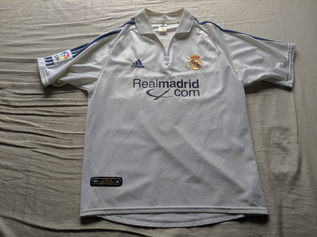 Real Madrid 2001 2002 Home Shirt Front — Postimages