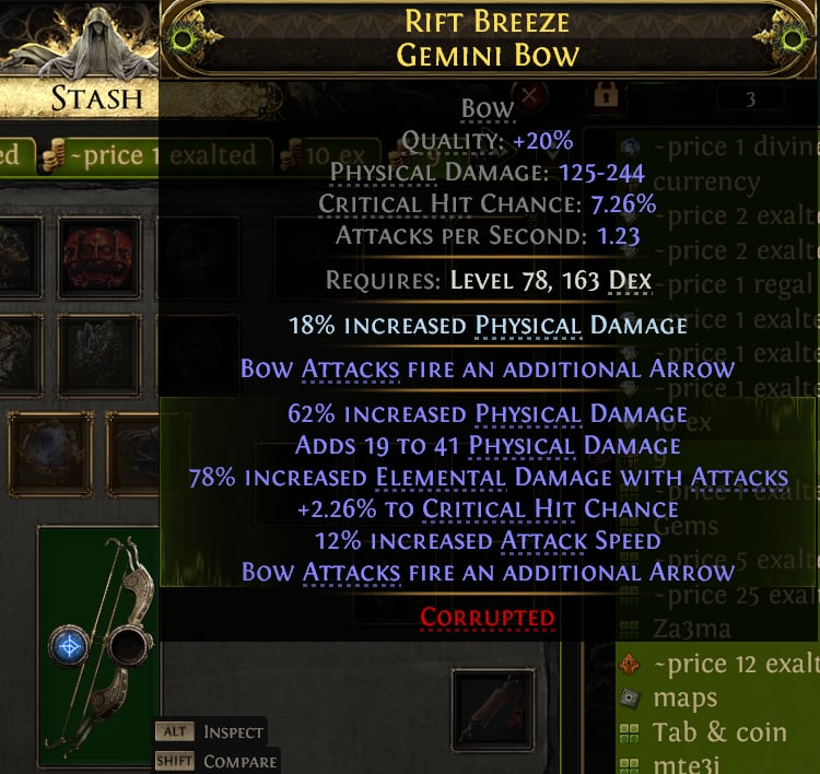 Gg Bow : Extra Arrow + As + Cc + Elem Dmg - Topic - d2jsp