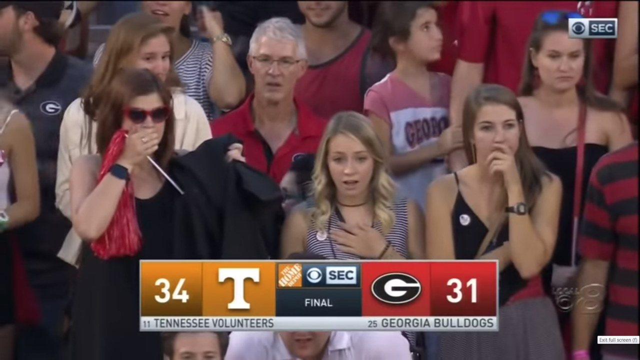 Rocky Top road record vs. Bama, Florida and Georgia in the last 15 ...