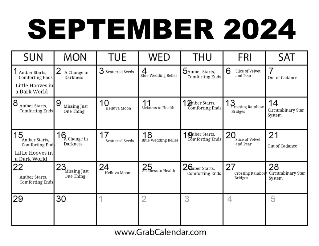 November Calendar! - Fimfiction