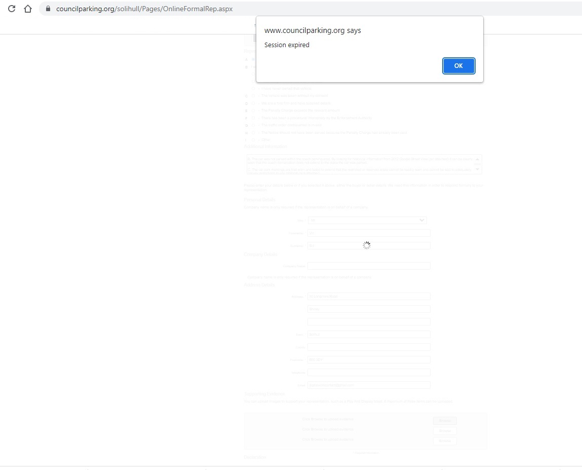 Parking Response Council timeout PEPIPOO — Postimages