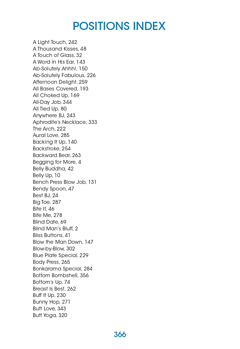 365 Sex Thrills Positions Tricks And Techniques For An Erotic Year page 0369 — Postimages