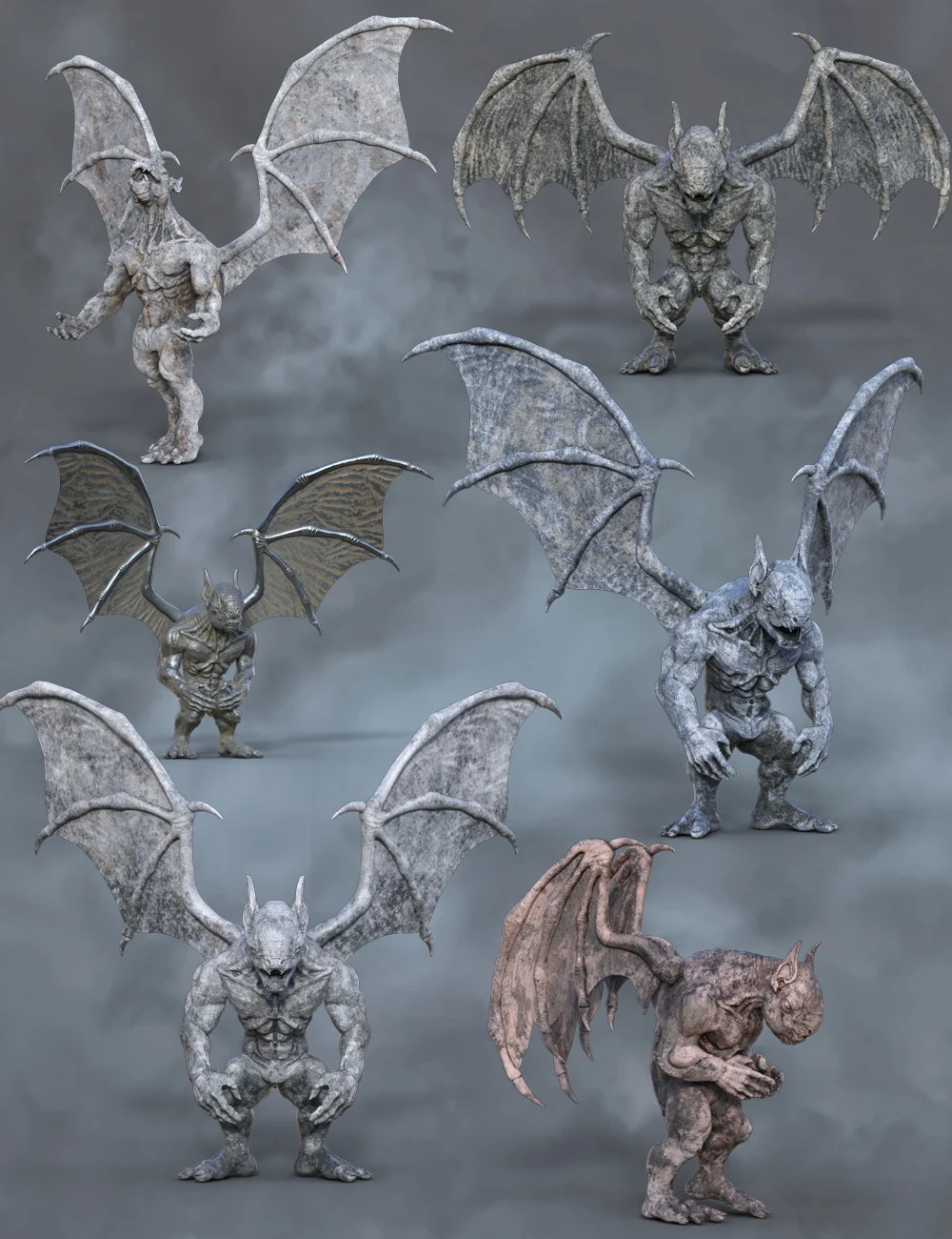 (on The Blog) Bat Demon + Expansion Pack - Free Daz 3D Models