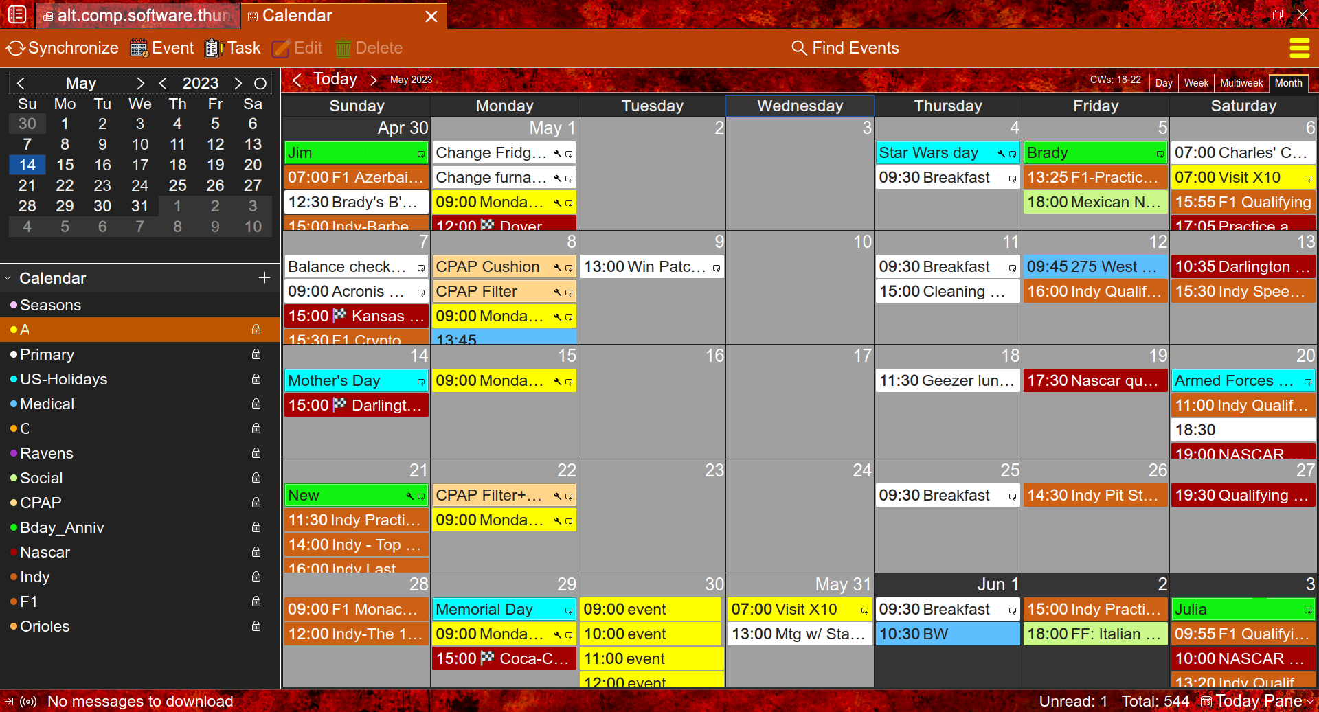 Lightning Calendar — Postimages