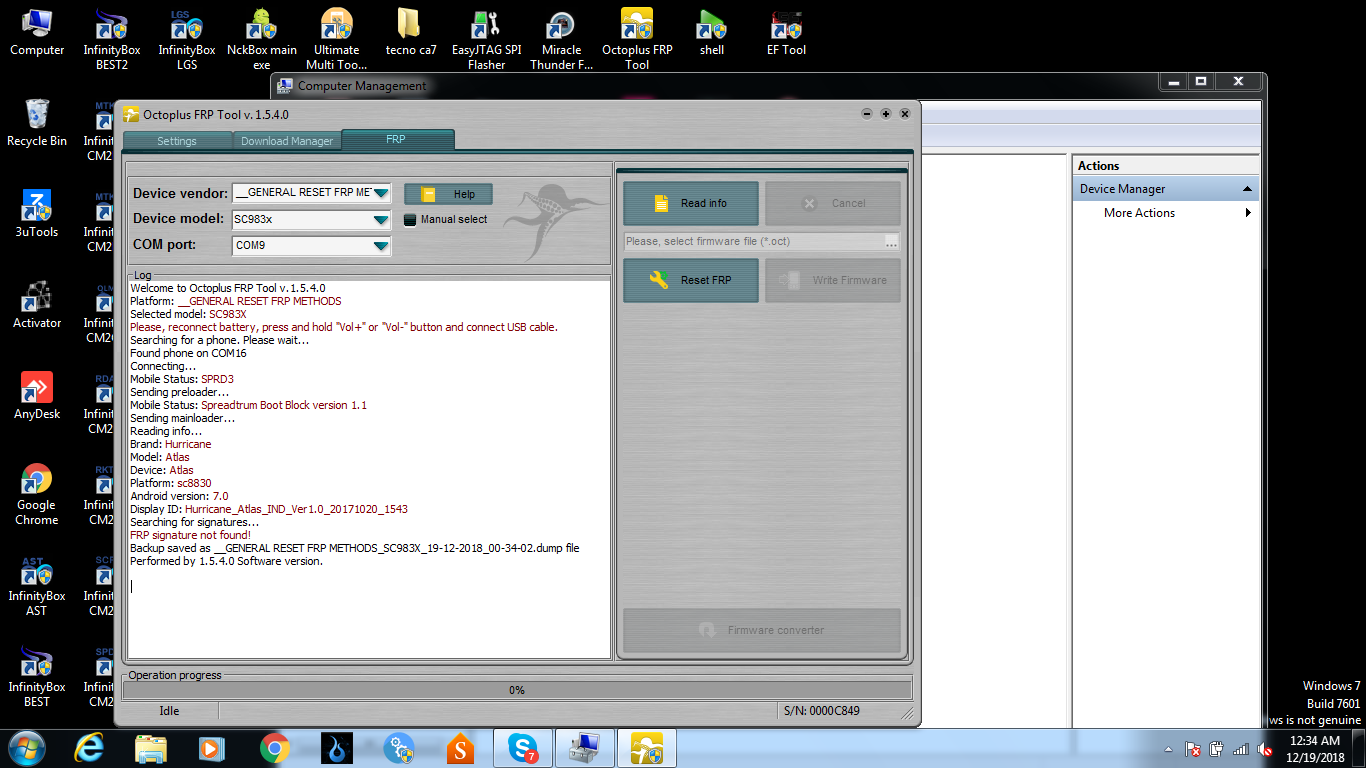 GSM-Forum - Hurricane Atlas reset frp successfully Done :)