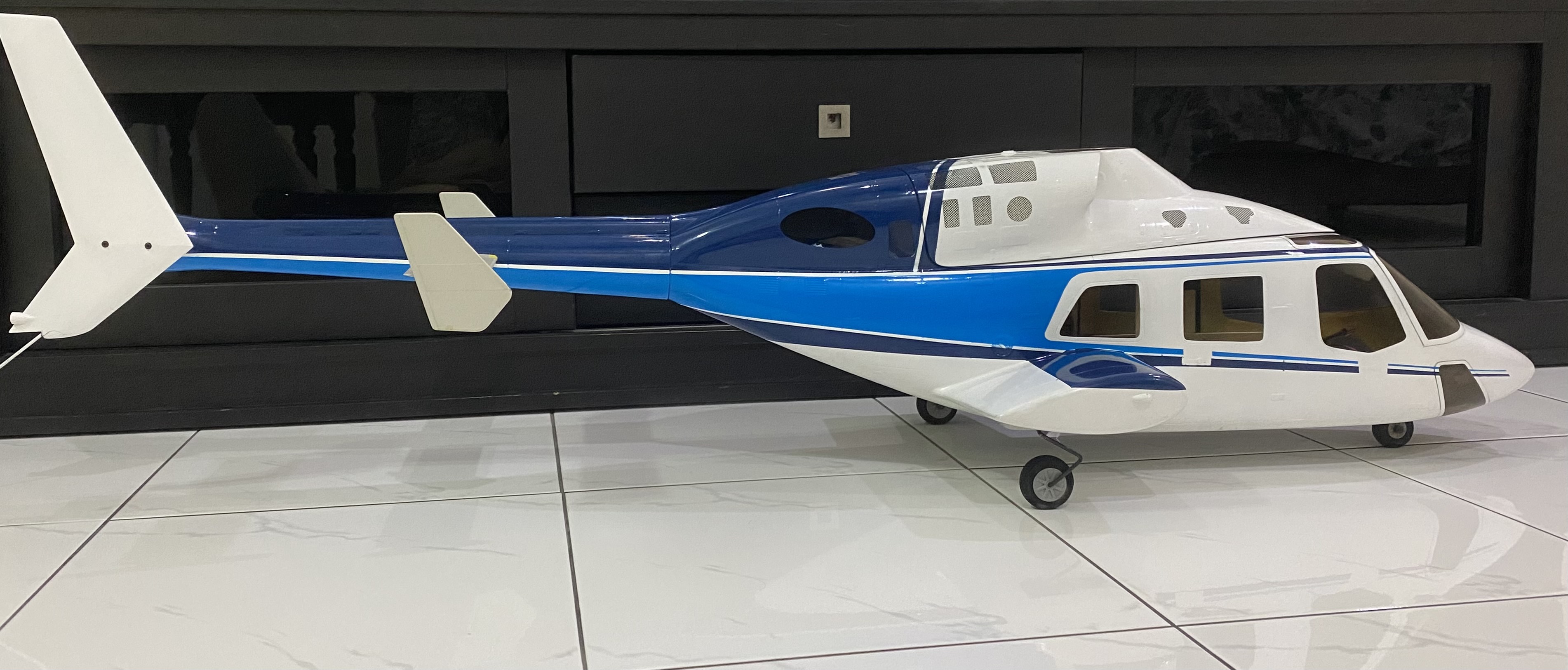 Bell 222 Blue Righe — Postimages