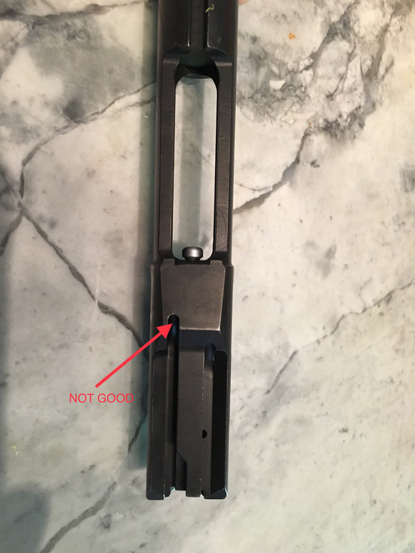 9MM build parts issue. Ejector hitting BCG? > Rimfire and Pistol ...