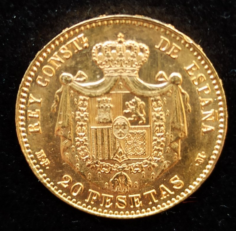 Alfonso XIII 20 pesetas 1890