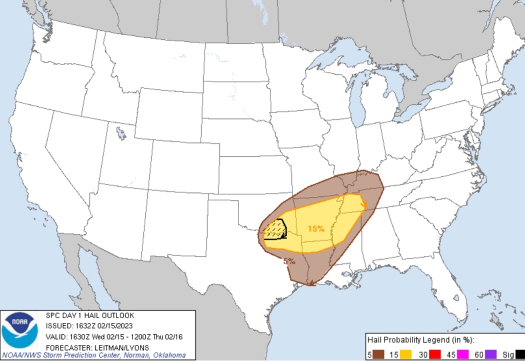 Severe weather threat for Today/Tomorrow across the SE All severe modes ...
