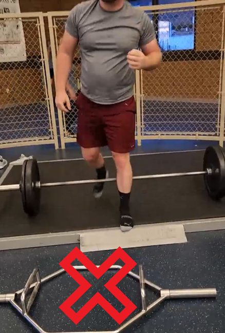 Power clean form check