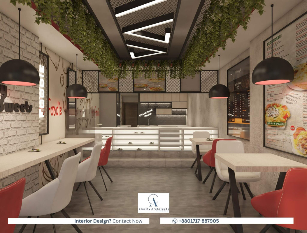 Modern Cafeteria Interior Design – Trends, Layout Ideas & 3D Concepts ...