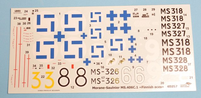 1/48 - Morane-Saulnier MS.405/406/410 by Dora Wings - MS.406 released ...