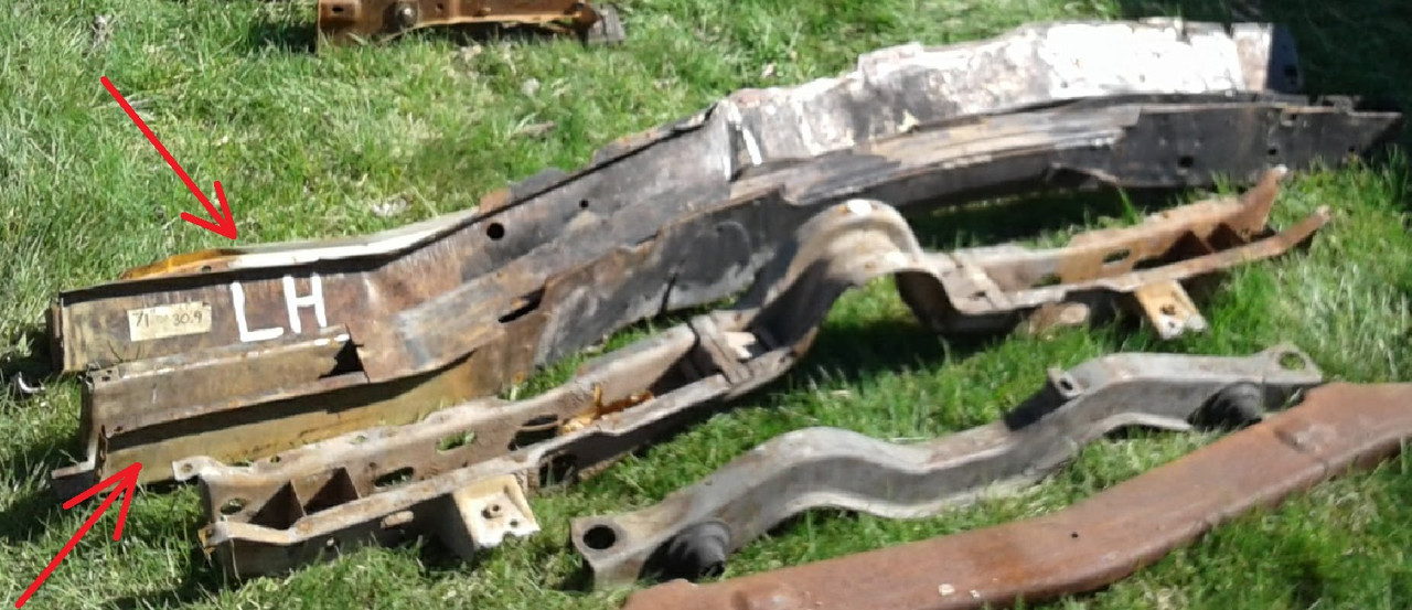 Drivers side front frame rail | For B Bodies Only Classic Mopar Forum