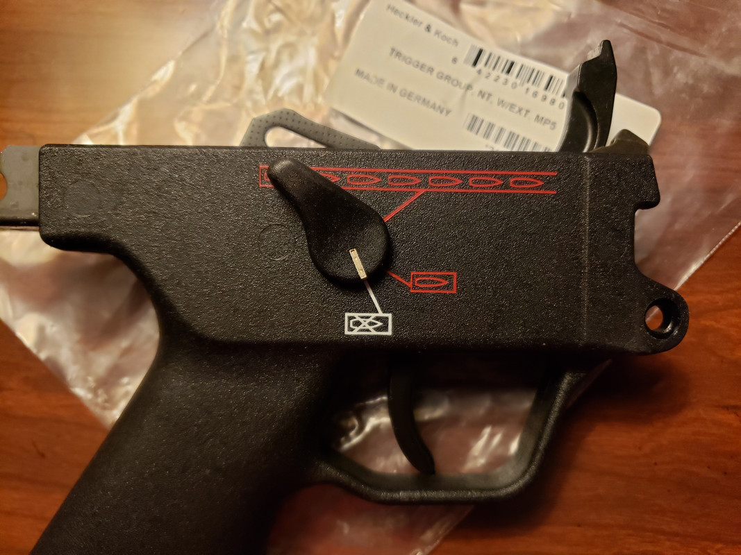WTS: New MP5 Navy 3 position trigger group SOLD | HKPRO Forums